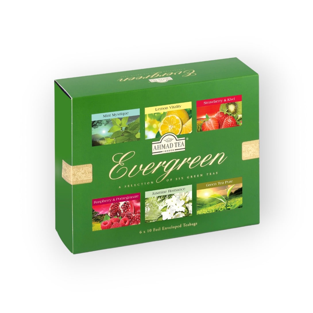 ČAJ EVERGREEN MIX BOX AHMAD TEA 6X10 kesica – Delikatesi i tako to...