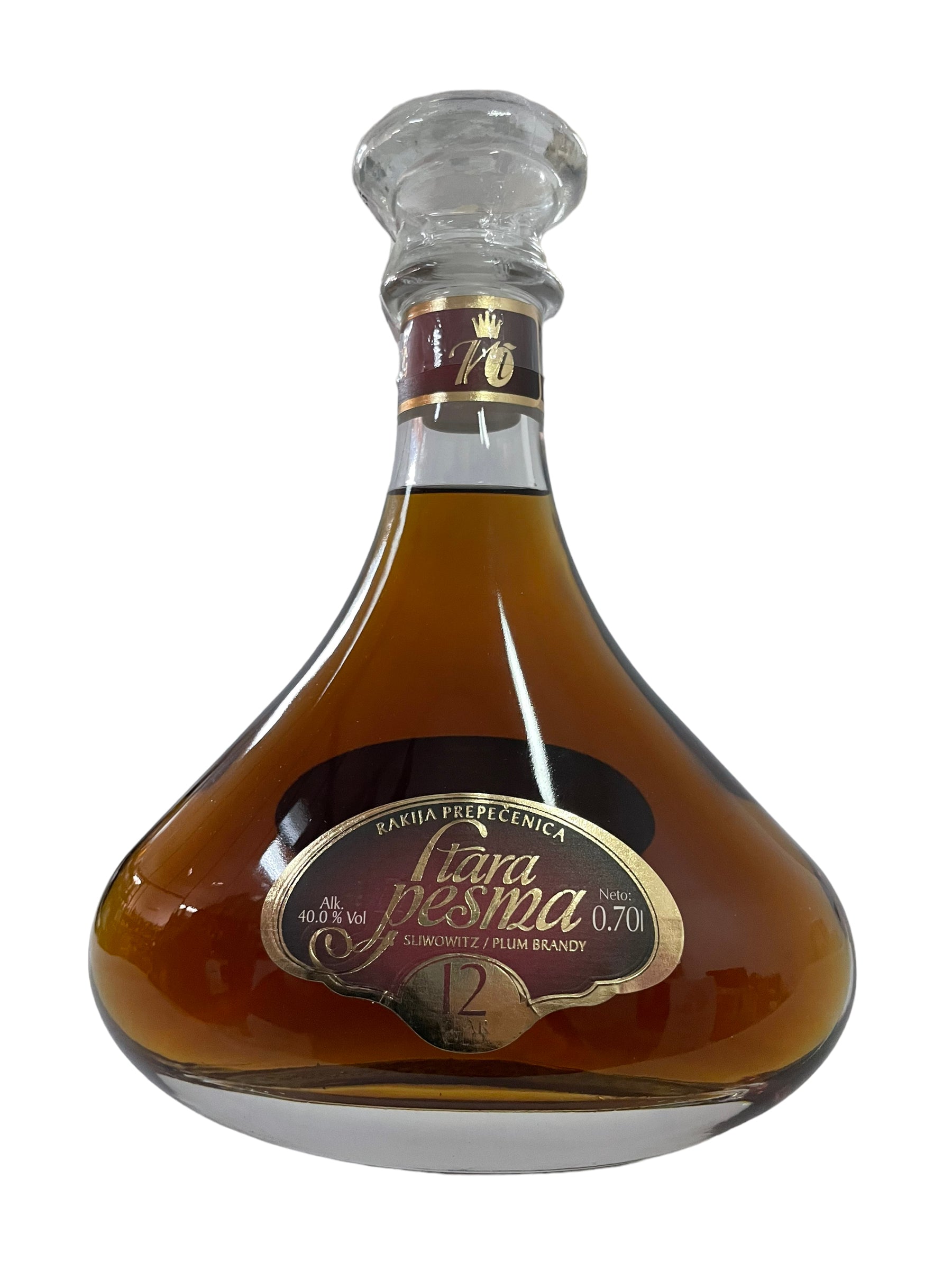 Rakija Stara Pesma Šljiva 12g Lux 0.7l – Delikatesi i tako to...
