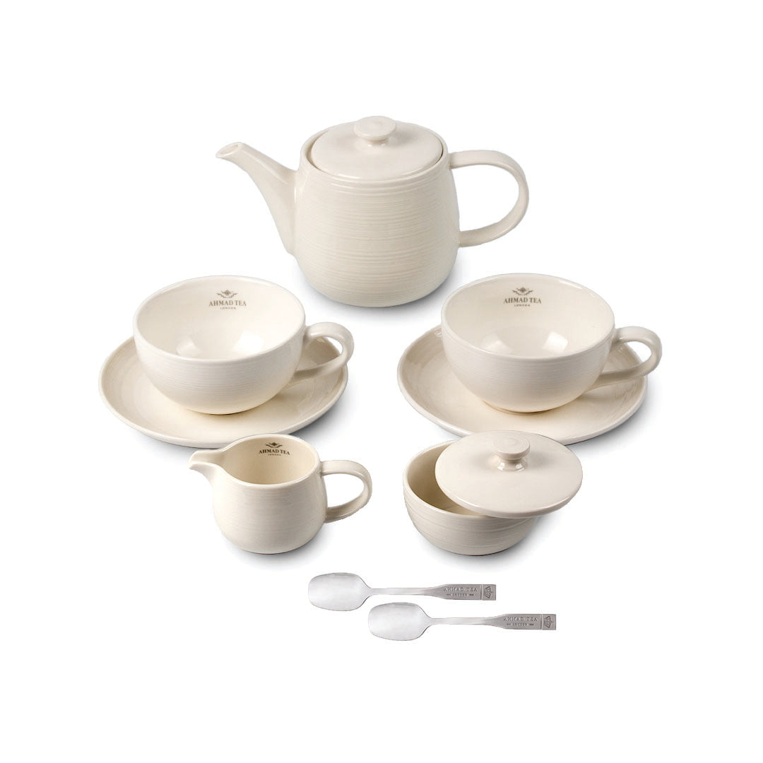 Čajni set ČAJANKA ZA DVOJE Ahmad Tea standard plus beli – Delikatesi i ...